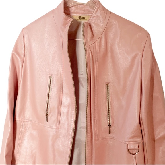 sibylle lyn | Jackets & Coats | Bart Sibylle Lyn Pink Leather Jacket ...